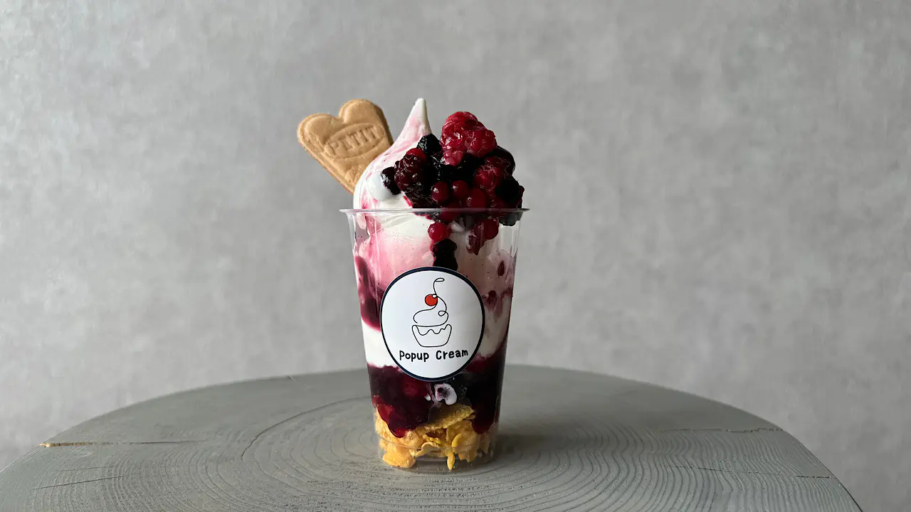 ソフトクリームがかわいいパフェに【Popup Cream】チョコに抹茶にフルーツに…富山市の新しいスイーツ店｜グルメ｜nan-nan｜富山を楽しむオススメ情報